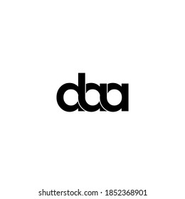 Daa Letter Original Monogram Logo Design Stock Vector (Royalty Free ...