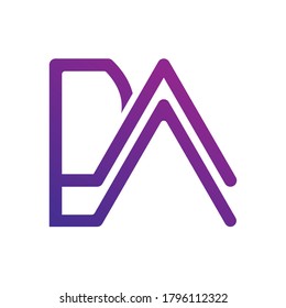 Daa Logo Symbol Icon Template Design Stock Vector (Royalty Free ...