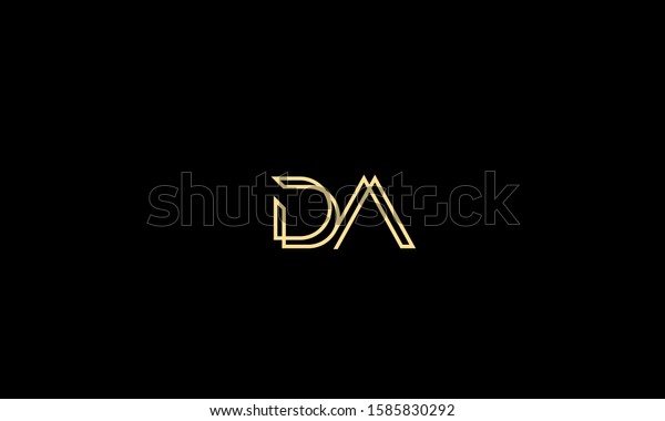 Daadd Alphabet Letters Monogram Icon Logo Stock Vector (Royalty Free ...