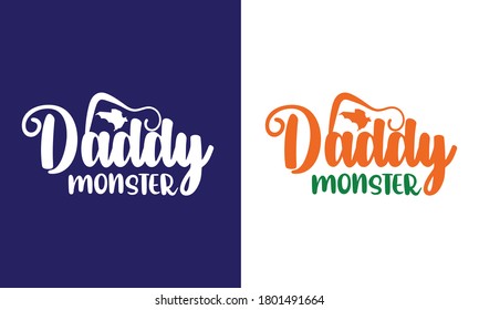 Daddy Monster Printable Vector Illustration: เวกเตอร์สต็อก (ปลอดค่า ...