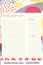 Daily Weekly Routine Printable Template Morning: เวกเตอร์สต็อก (ปลอดค่า ...