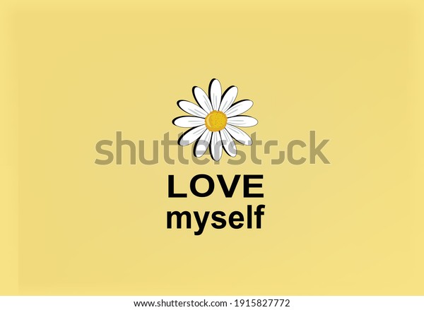 Daisy Lettering Hand Drawn Design Vector Stock Vector (Royalty Free ...