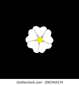 Daisy Logo Simple Design New Stock Vector (Royalty Free) 2001965174 ...