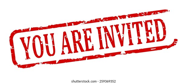 4,456 You invited stamp Images, Stock Photos & Vectors | Shutterstock