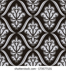 Damask Beautiful Background Rich Old Style Stock Vector (Royalty Free ...