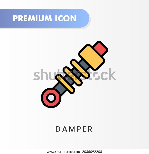 Damper Icon Your Website Design Logo Stock Vector (Royalty Free ...