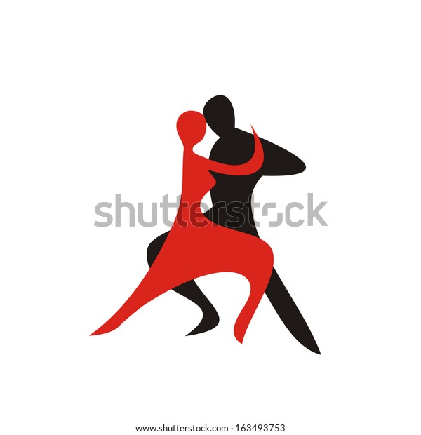 Dance Sign Vector Illustration Stock Vector (Royalty Free) 163493753