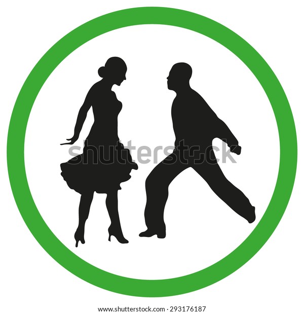 Dancing Allowed Symbol Green Sign Stock Vector (Royalty Free) 293176187 ...
