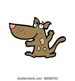 Dancing Dog Cartoon Stock Vector (Royalty Free) 80000701 | Shutterstock