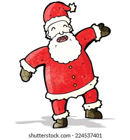 Dancing Santa Claus Cartoon Stock Vector (Royalty Free) 224537401 ...