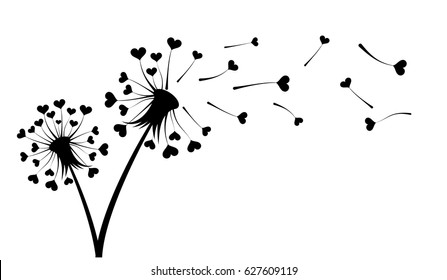 5,538 Dandelion Heart Images, Stock Photos & Vectors | Shutterstock