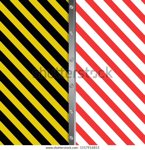 「Danger Background Red White Stripes Yellow」のベクター画像素材（ロイヤリティフリー） 1557916853