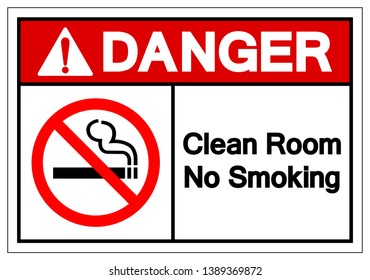Danger No Smoking Symbol Sign Vector Stock Vector (Royalty Free ...