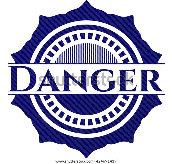 Danger Denim Texture Stock Vector (Royalty Free) 424691419 | Shutterstock