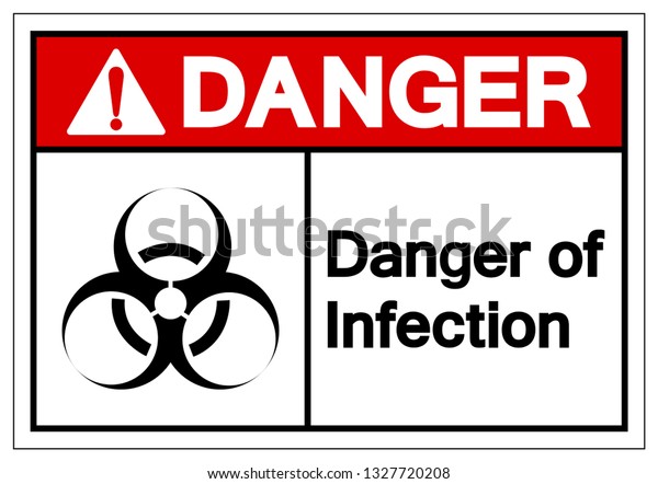 Danger Infection Symbol Sign Vector Illustration Stock Vector (Royalty ...