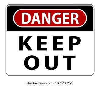Keep Out Employees Only Sign Stock Vector (Royalty Free) 1773016718