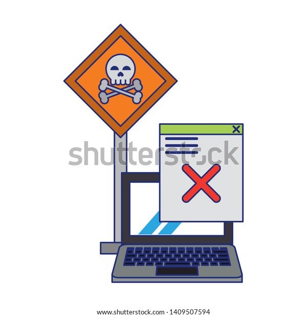 Danger Sign Computer Icon Cartoon Vector Stock Vector (Royalty Free ...