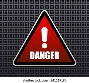 Danger Sign Vector Stock Vector (Royalty Free) 241119196 | Shutterstock