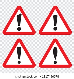 Danger Sign Warning Sign Attention Sign Stock Vector (Royalty Free ...