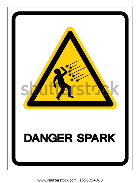 Danger Spark Symbol Sign Vector Illustration Stock Vector (Royalty Free ...