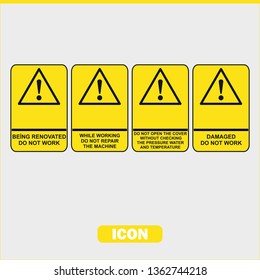 Danger Warning Caution Notice Sign Vector Stock Vector (Royalty Free ...