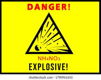 Meteor Hazard Sign Stock Illustration 128884883