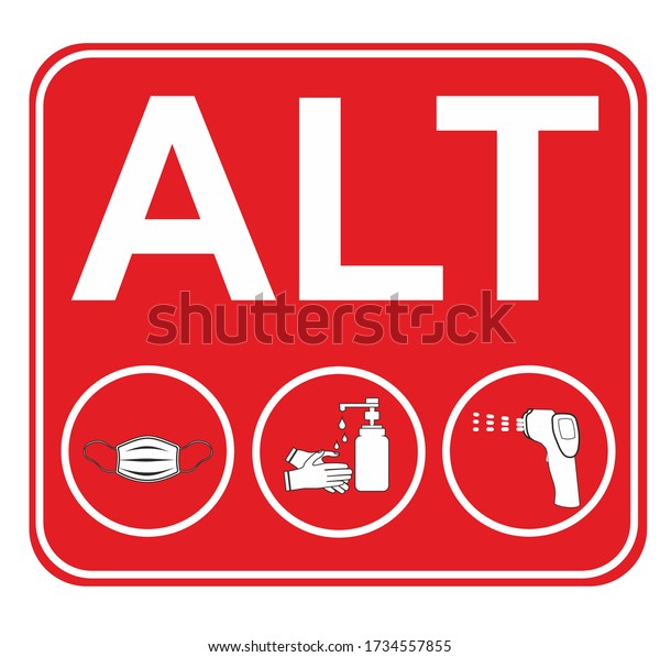 Danger Warning Symbols Stop Alt Prohibition Stock Vector (Royalty Free ...