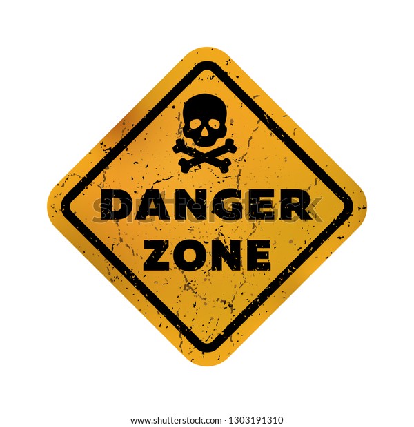 Danger Zone Sign Stock Vector (Royalty Free) 1303191310 | Shutterstock