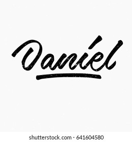 46 Daniel name graphic Images, Stock Photos & Vectors | Shutterstock