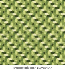 Dappled Green Brush Stroke Checked Motif Stock Vector (Royalty Free ...