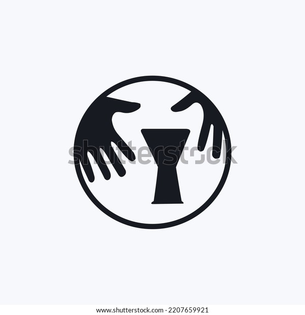 Darbuka Logo Icon Isolated Vector Illustration Stock Vector (Royalty ...
