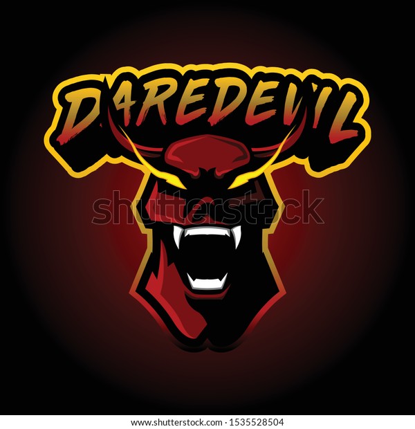 Daredevil Esport Mascot Vector Logo Stock Vector (Royalty Free) 1535528504