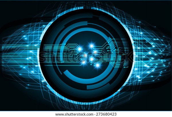 Dark Black Color Light Abstract Technology Stock Vector (Royalty Free ...