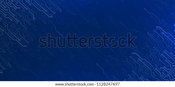 Dark Blue Abstract Technology Background Including Stock Vector ...