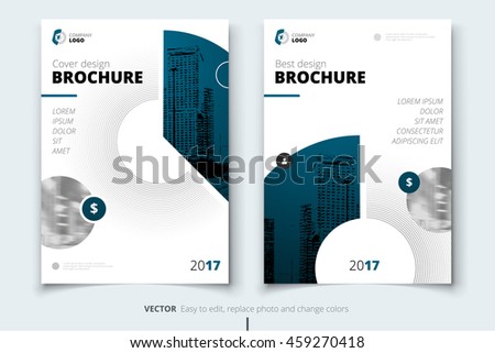 Dark Blue Brochure Design Corporate Business 스톡 벡터(사용료 없음) 459270418 ...