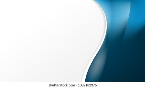 Dark Blue Brochure Design Template Stock Vector (Royalty Free ...