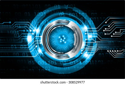 Dark Blue Color Light Abstract Technology Stock Vector (Royalty Free ...