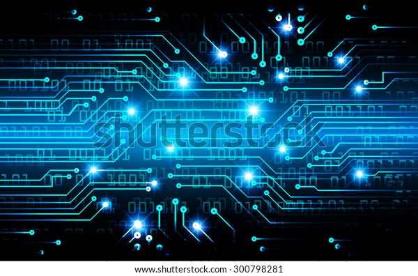 Dark Blue Color Light Abstract Technology: เวกเตอร์สต็อก (ปลอดค่า ...