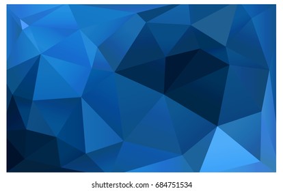 Dark Light Blue Color Polygon Background Stock Vector (Royalty Free ...