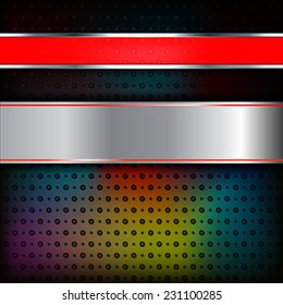 Dark Dotted Background Infographic Element Stock Vector (Royalty Free ...