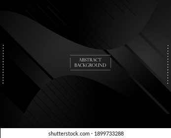 Abstract Black Design Tech Template Pattern Stock Vector (Royalty Free ...
