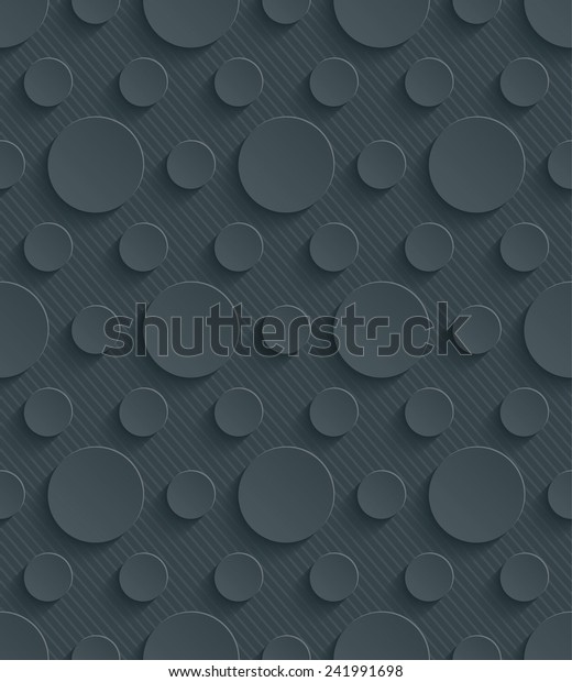 Dark Gray Perforated Paper Cut Out Stock Vector (Royalty Free ...