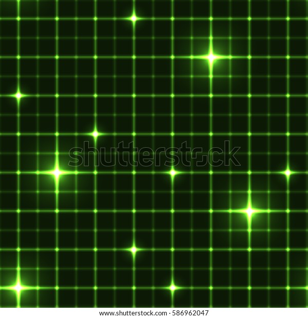 Dark Green Grid Shining Points Laser Stock Vector (Royalty Free) 586962047
