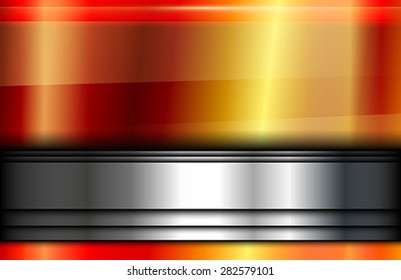 Dark Metallic Gold Background Banner Stock Vector (Royalty Free ...