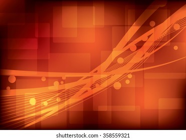 Dark Orange Background Square Line Stock Vector (Royalty Free ...