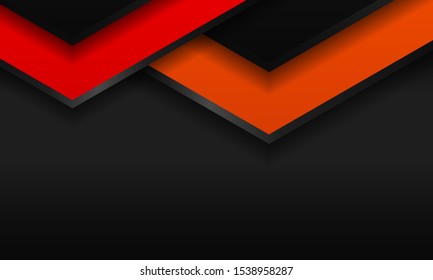 Dark Overlay Abstract Background Red Orange Stock Vector (Royalty Free ...