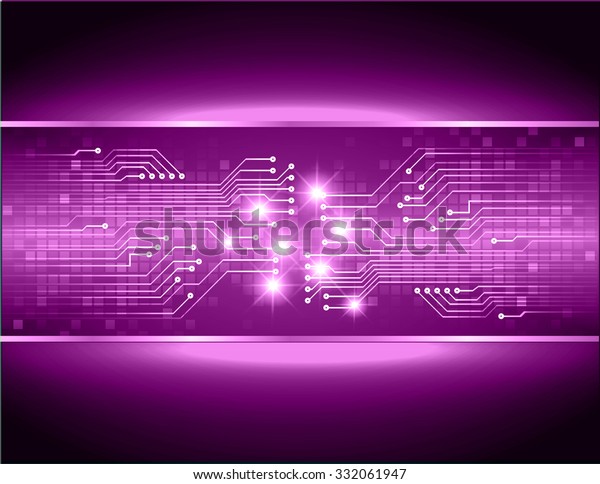 Dark Purple Color Light Abstract Technology Stock Vector (Royalty Free ...