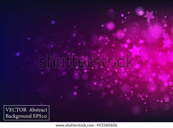 Dark Purple Glitter Sparkles Rays Lights Stock Vector (Royalty Free ...