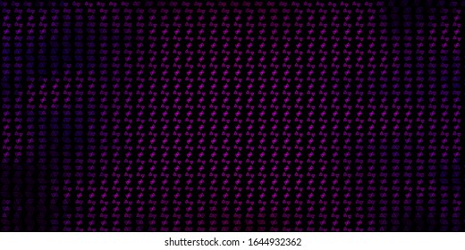 Dark Purple Vector Background Occult Symbols Stock Vector (Royalty Free ...