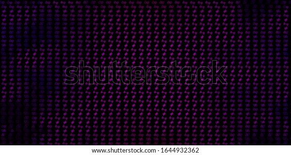 Dark Purple Vector Background Occult Symbols Stock Vector (Royalty Free ...